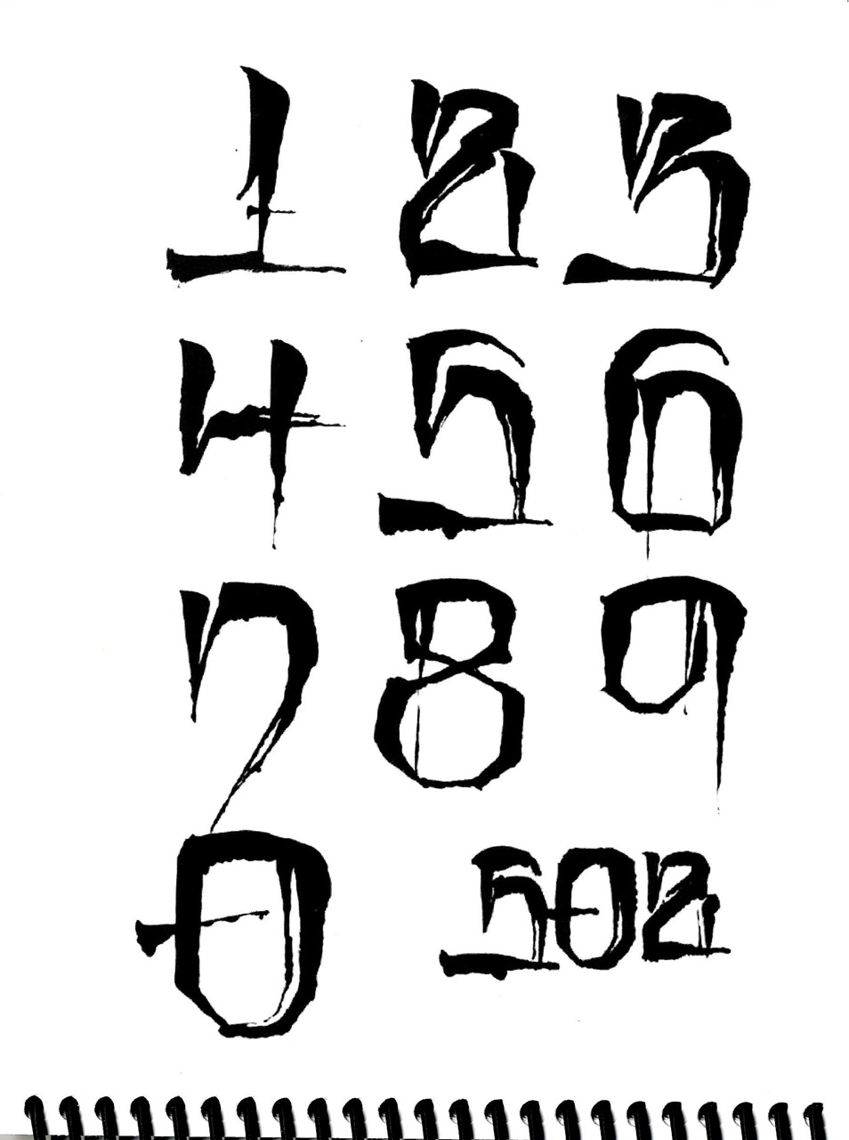 Big Meas Numbers 2 Go6 | 刺青用品専門店・タトゥー道具販売の文身堂